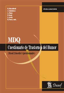 Librería Especializada Olejnik: MDQ. CUESTIONARIO DE TRASTORNOS DEL ...