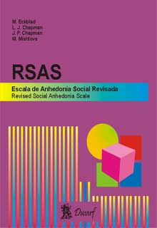 Librería Especializada Olejnik: RSAS. ESCALA DE ANHEDONIA SOCIAL ...