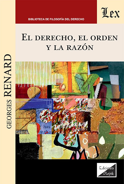 Librería Especializada Olejnik: DERECHO, EL ORDEN Y LA RAZON, EL